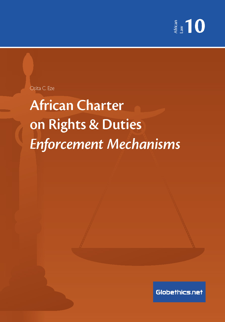 African Charter on Rights & Duties Enforcement Mechanisms - Globethics